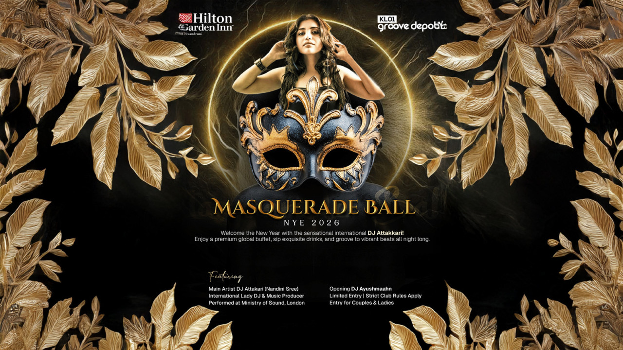 NYE 2026 Masquerade Ignites with DJ Attakkari! | Event in ...