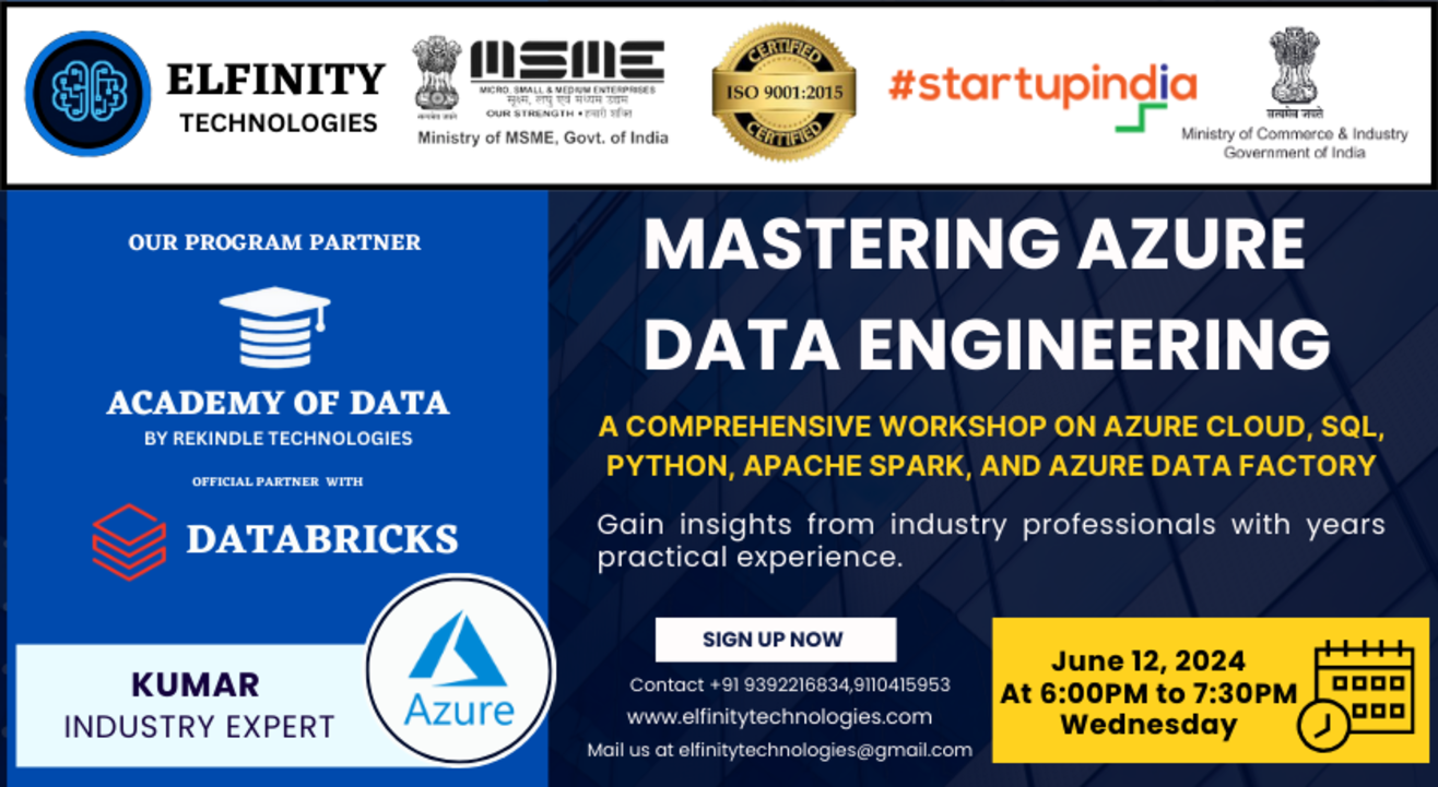 Mastering Azure Data Engineering | Workshops Event in Online
