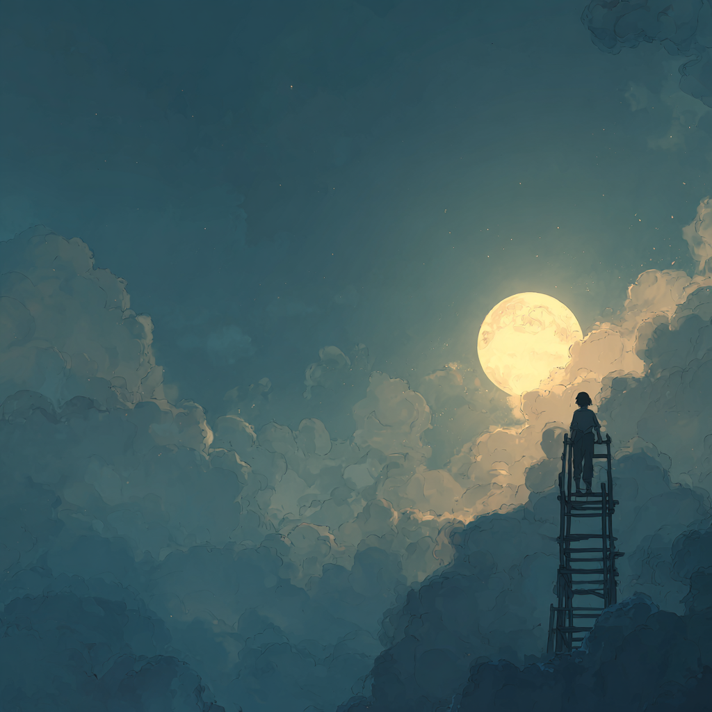 The Ladder to the Moon - Stories | Otibeguni