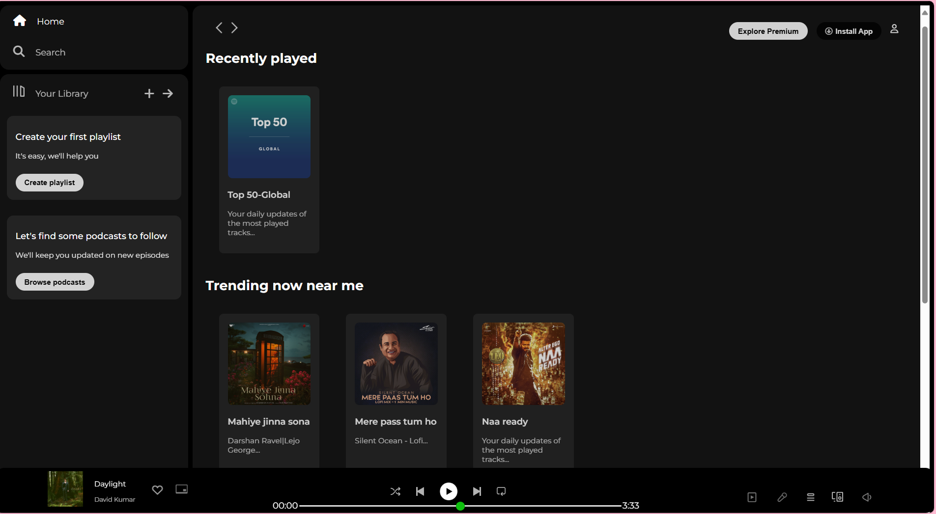 GitHub - aditics017/Spotify-Frontend-Clone