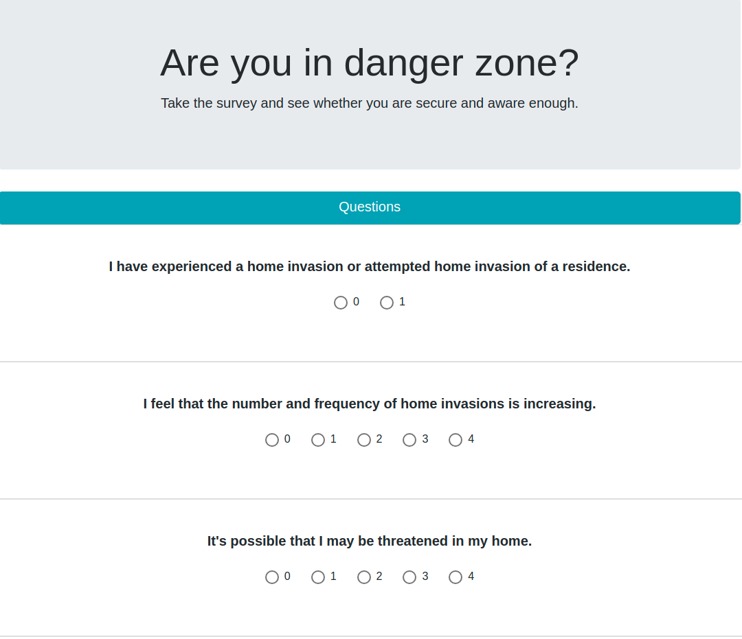 GitHub - swifthfg/shu-former: Dynamic survey form creator
