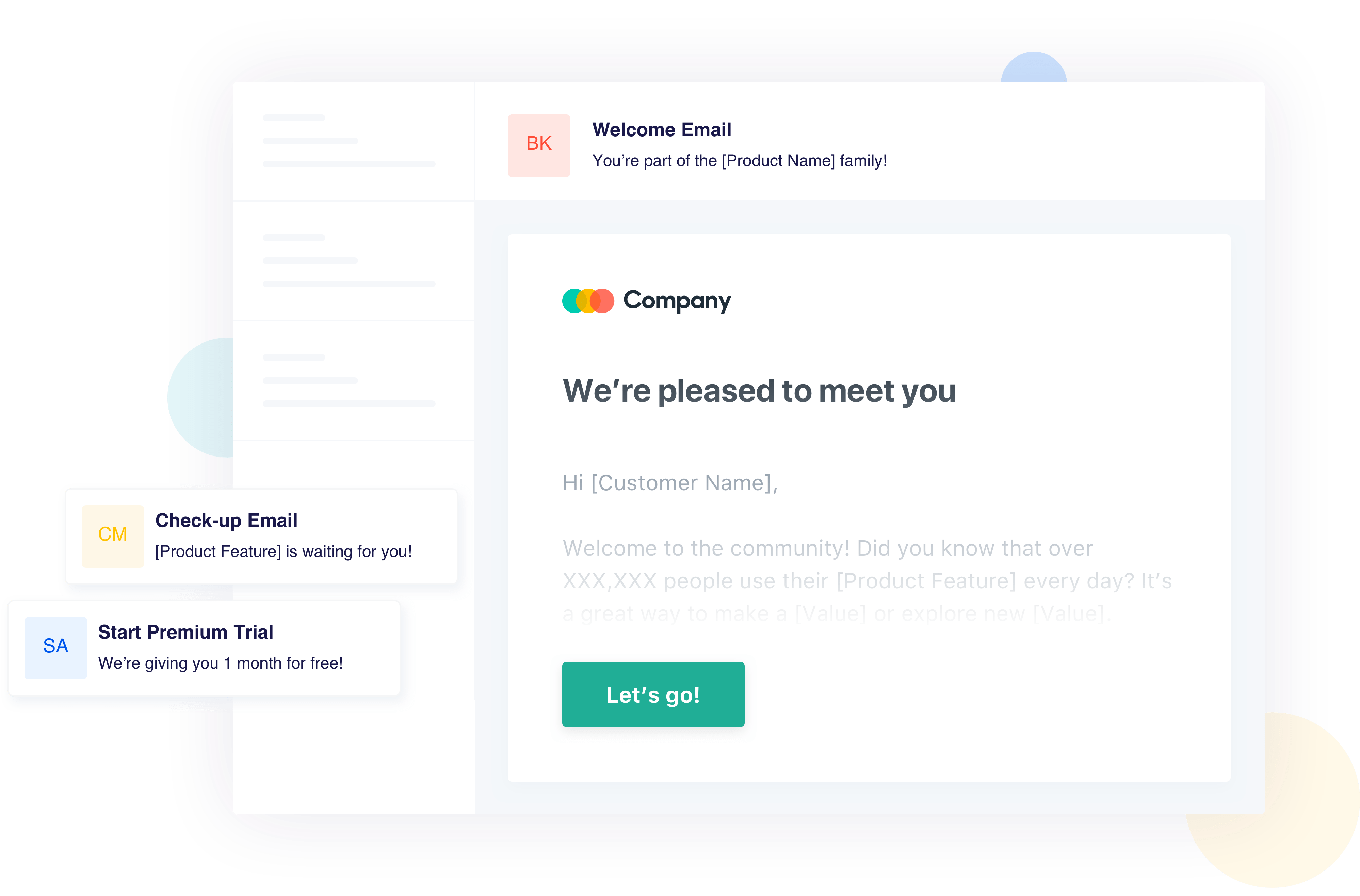 SaaS welcome email templates