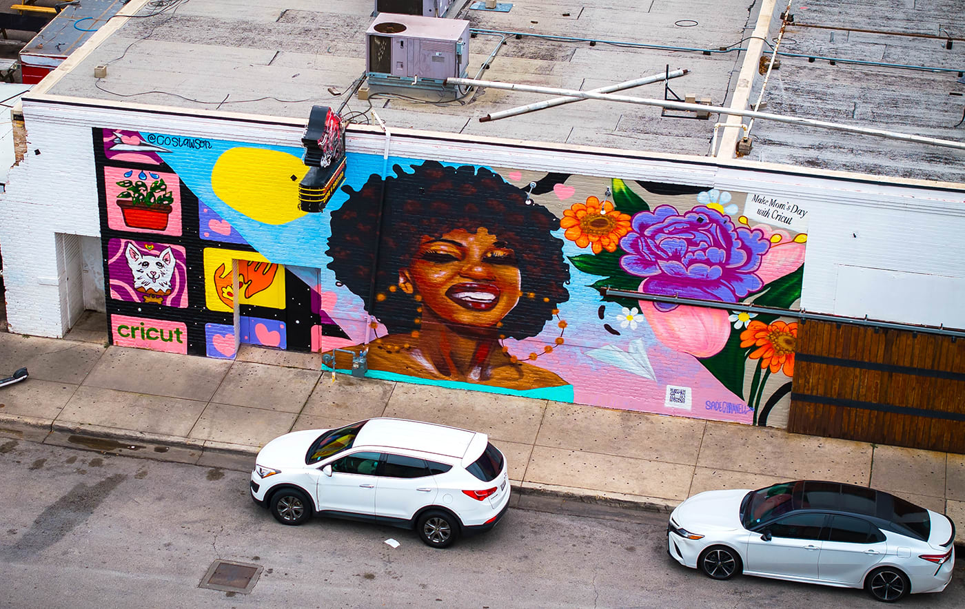 Muros | Cricut | Mother's Day Mural Campaign