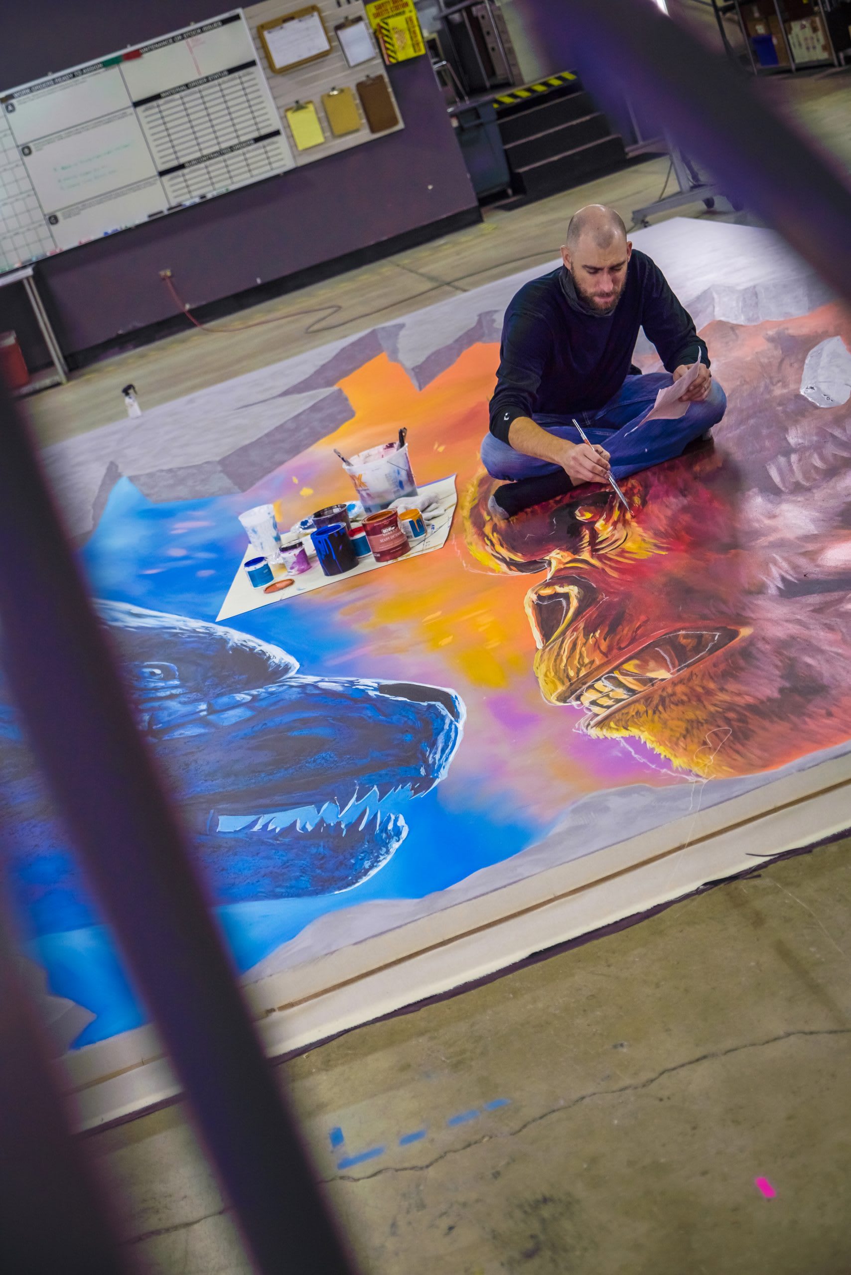 Muros | Cinemark 3D Ground Mural