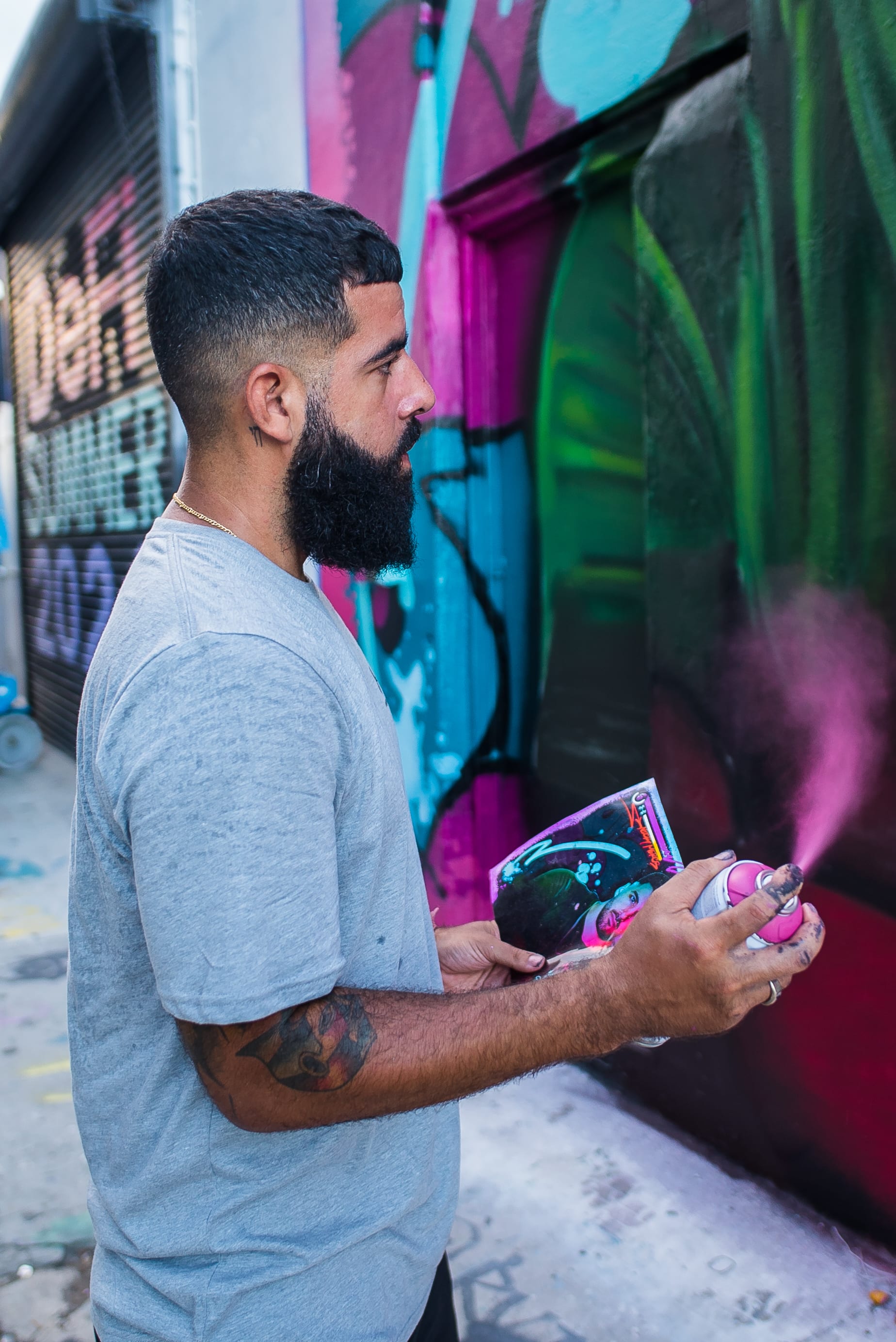 Muros | Nick Mercs | Under Armour Mural Campaign