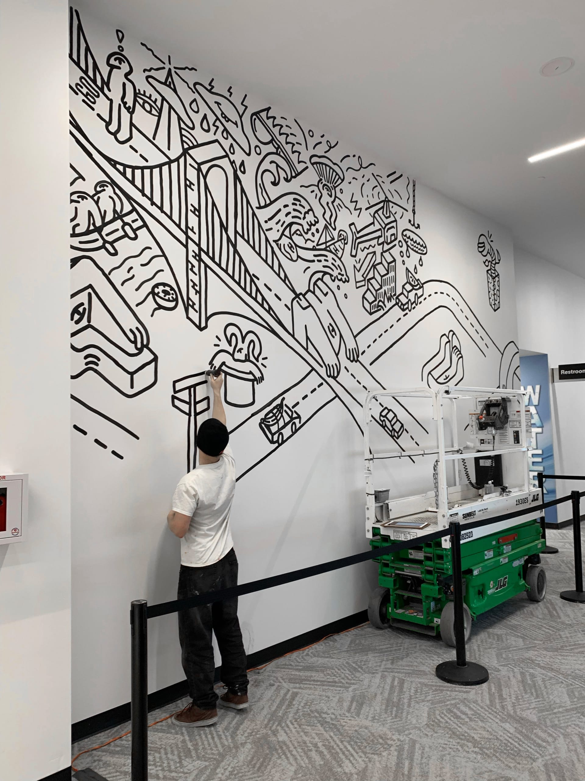 Muros | Brookfield Properties | SoNo Collection | Efdot Mural