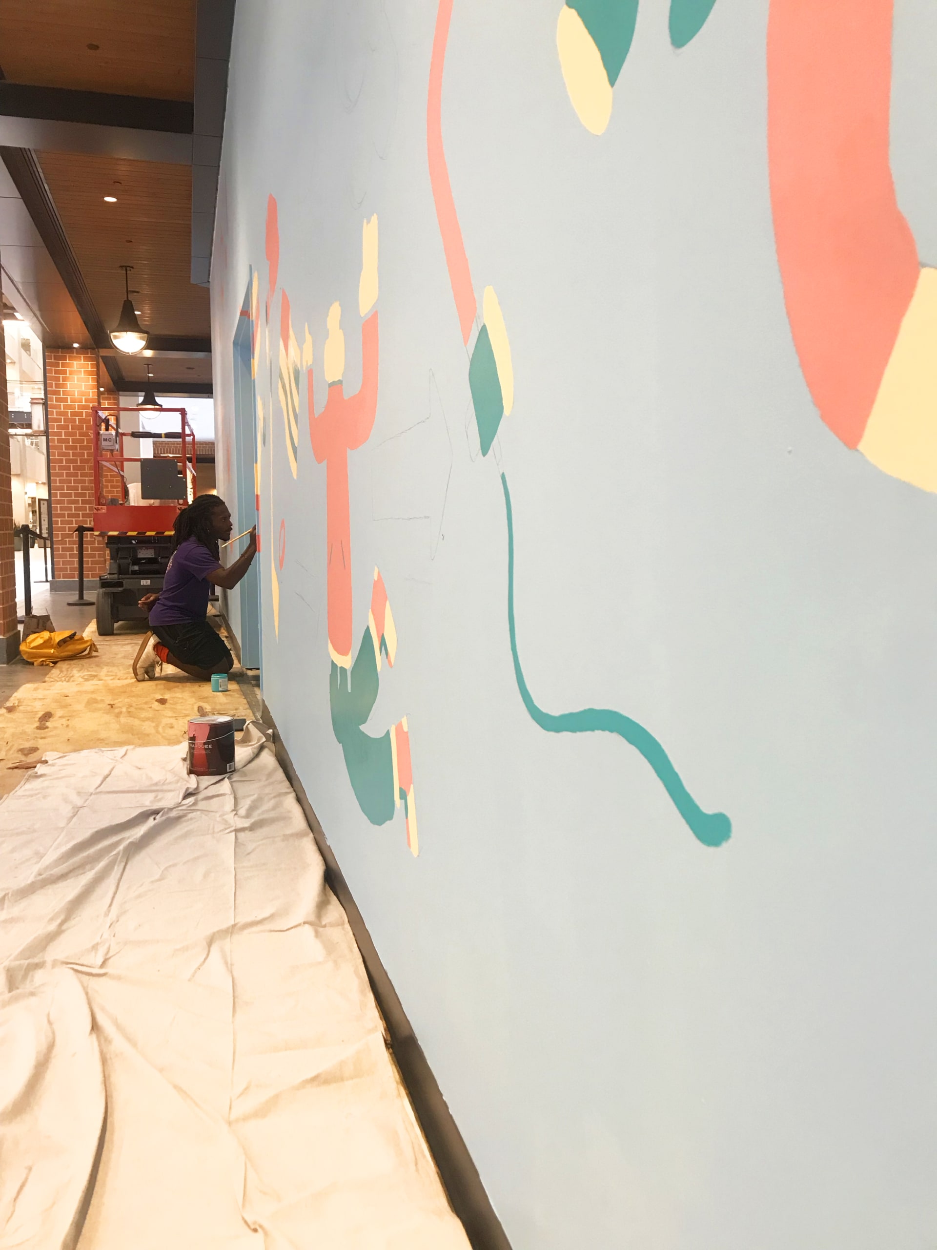 Brookfield Properties | Ballston Quarter | Mural George Baker III