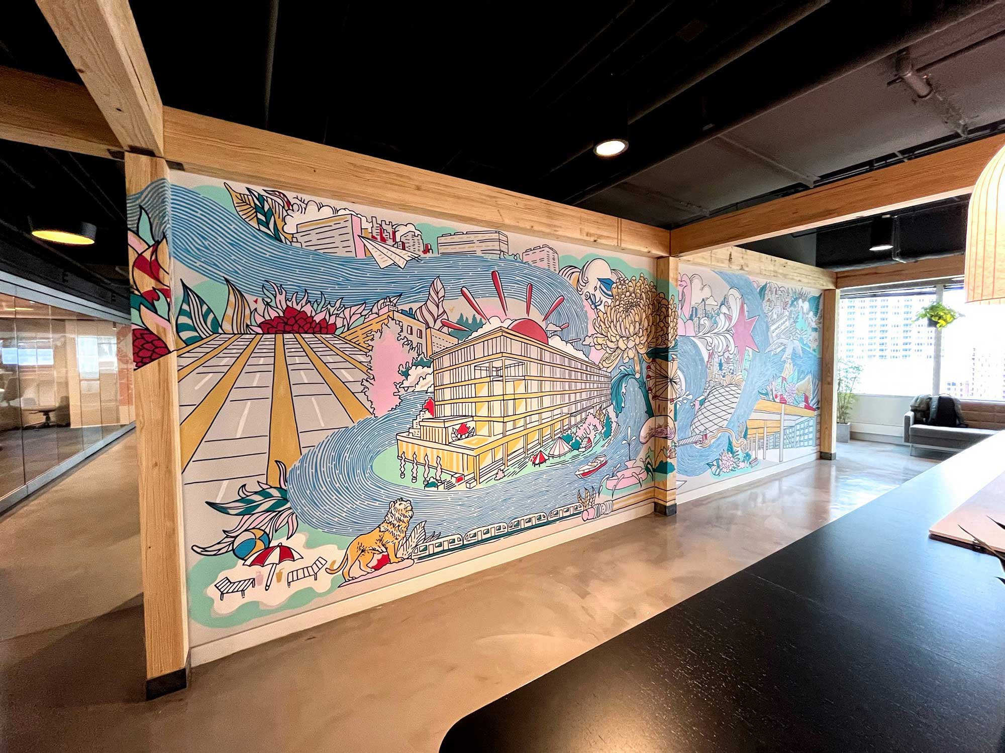 Muros | Noodles & Company | Uncommon Goodness Mural Campaign