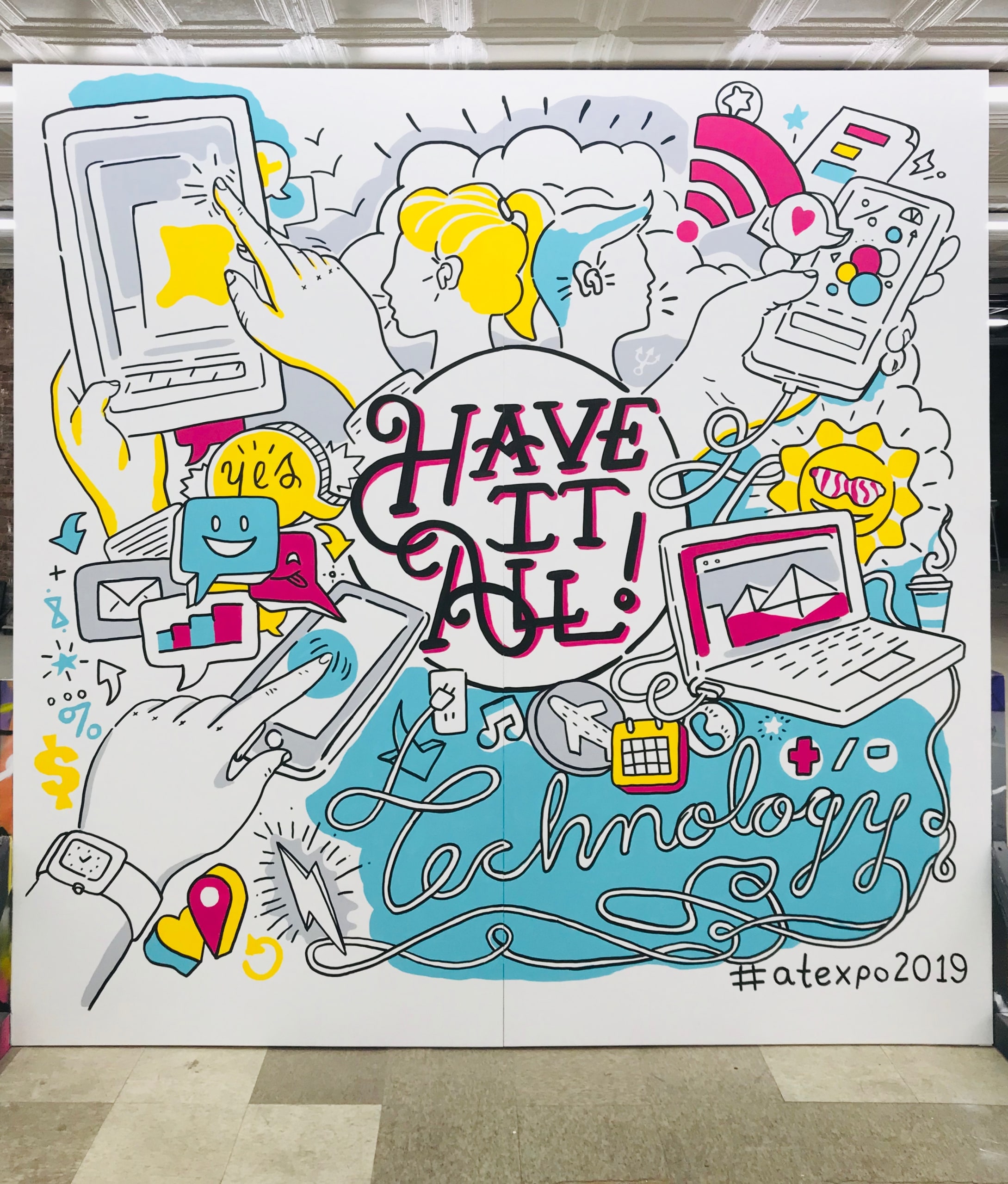 Brookfield Properties | Ballston Quarter | Mural George Baker III