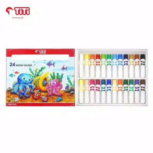 Jual Titi Water Color/Cat Air Titi 24 Warna di Seller Uhilaa Shop ...