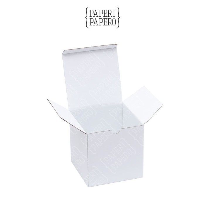 Jual White Simple Square Box - Kotak Dus Mug / Gelas / Hampers ...
