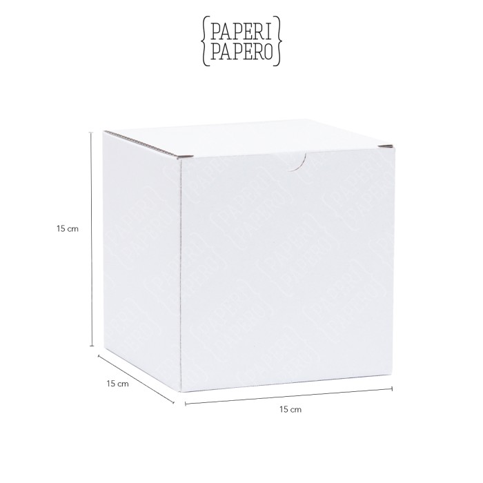 Jual White Simple Square Box - Kotak Dus Mug / Gelas / Hampers ...