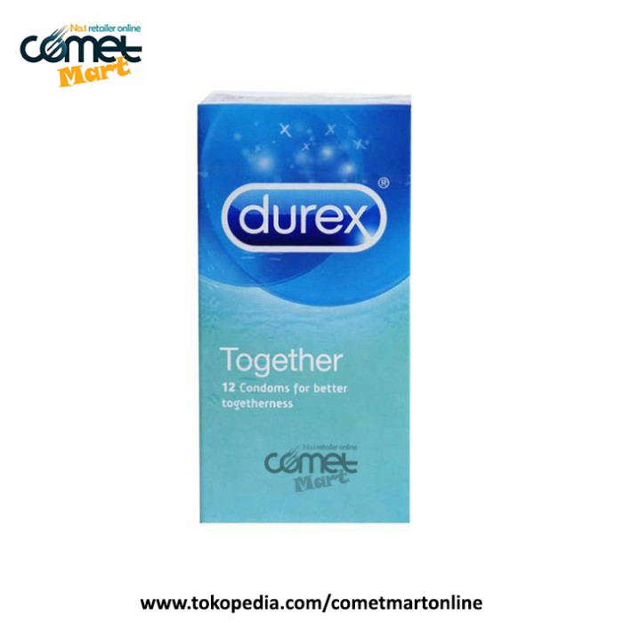 Jual KONDOM DUREX | Together - 12 pcs di Seller Uhuru Shop - Wanasari, Kab. Bekasi | Blibli