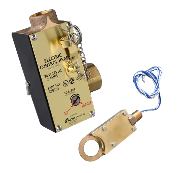 Cabezal de control eléctrico 24 VDC Kidde ECS 85-890181-200 | DP-FIRE