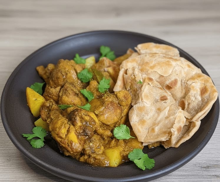 Jamaican Curry Chicken and Roti recipe - Caribbean Soul Food