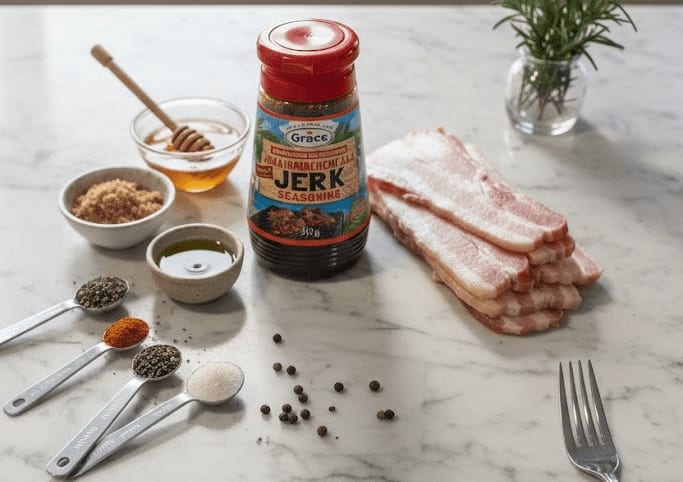 Homemade Jamaican Jerk Bacon Recipe - Caribbean Soul Food