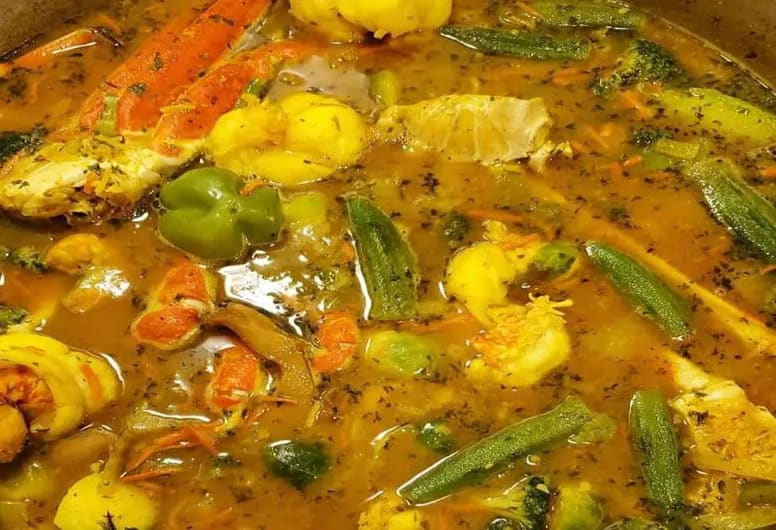 Caribbean Seafood Soup - Caribbean Soul Food
