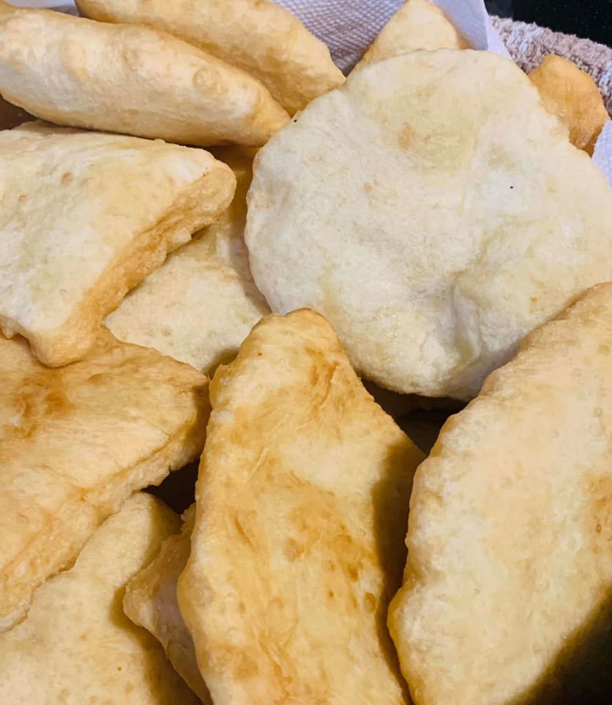 Trinidad Bake and Saltfish Buljol - Caribbean Soul Food