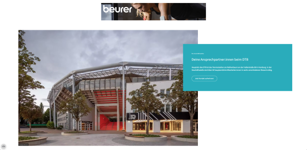 DTB neue Website | SPORTFIVE - sportsmarketing agency