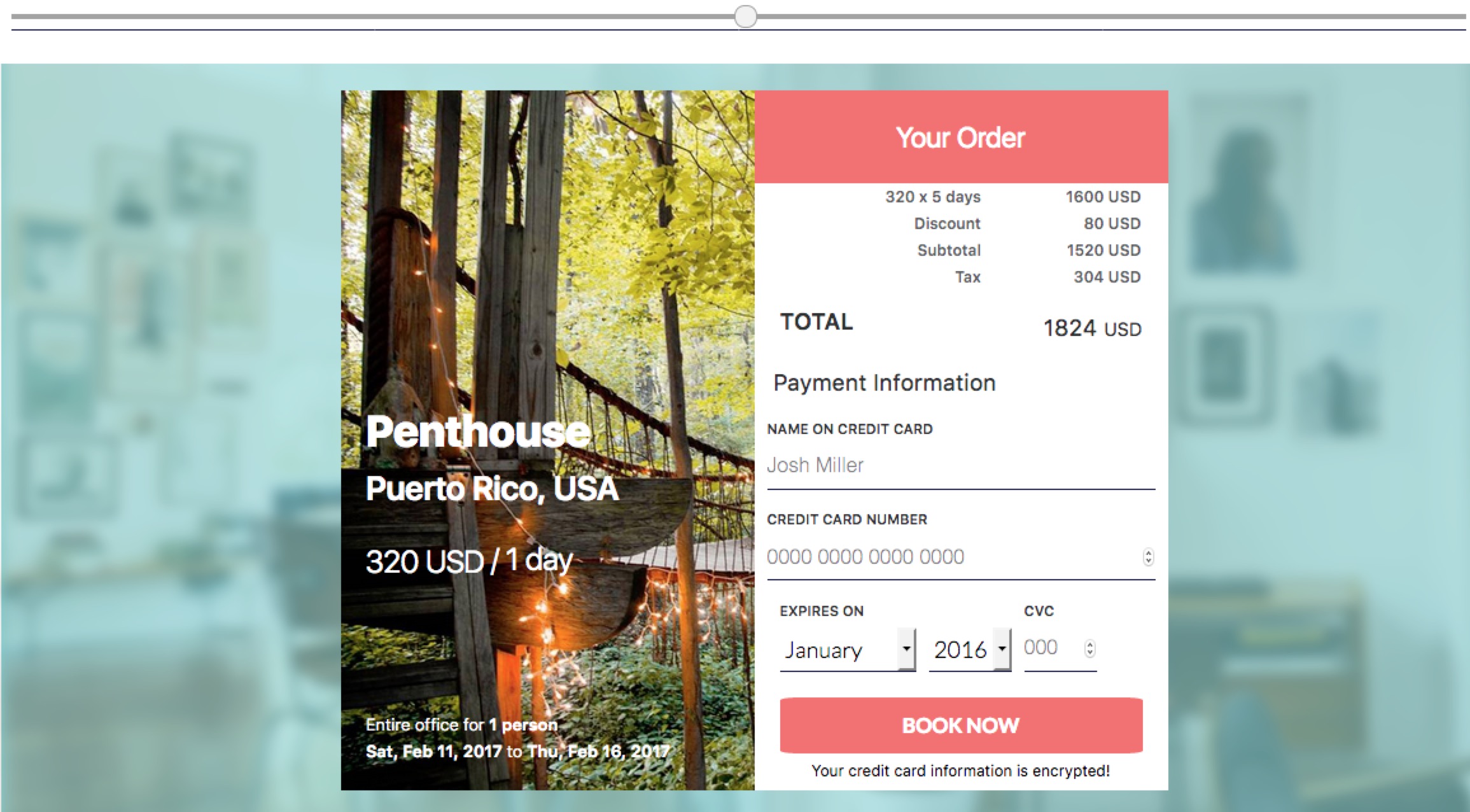 GitHub - gongbaochicken/Airbnb_Checkout_Form: :european_castle ...