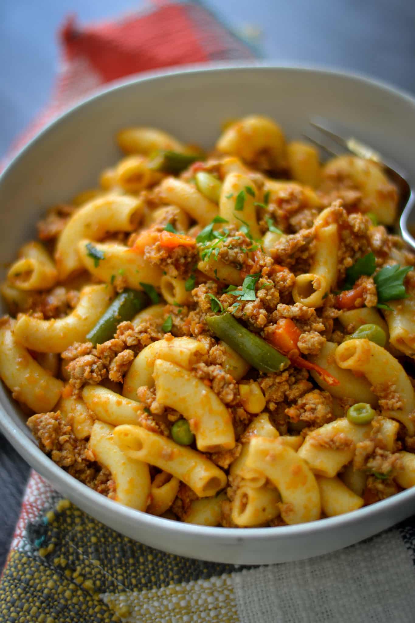 Ground turkey pasta » Alica's Pepperpot