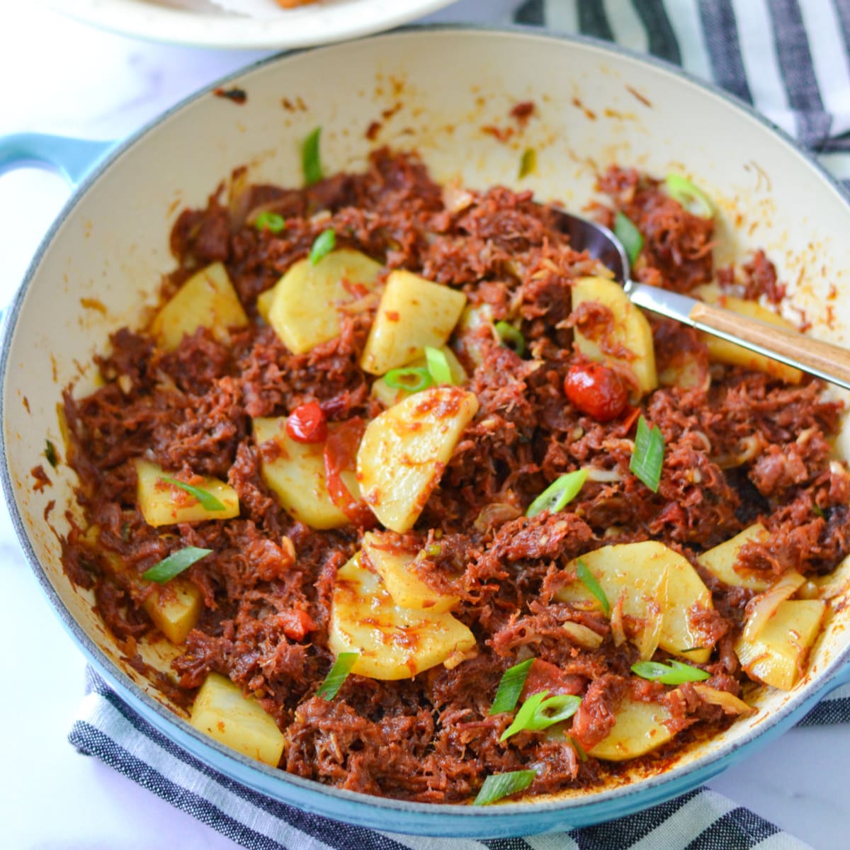 Guyanese-style Corned Mutton » Alica's Pepperpot