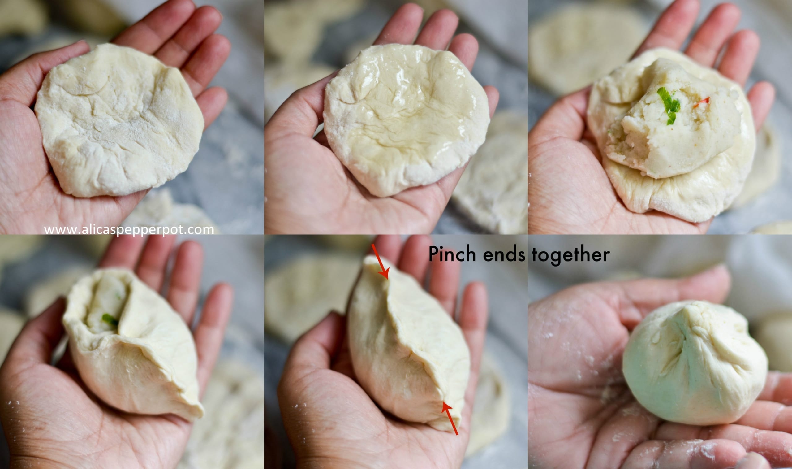 Aloo roti (potato stuffed flatbread) » Alica's Pepperpot