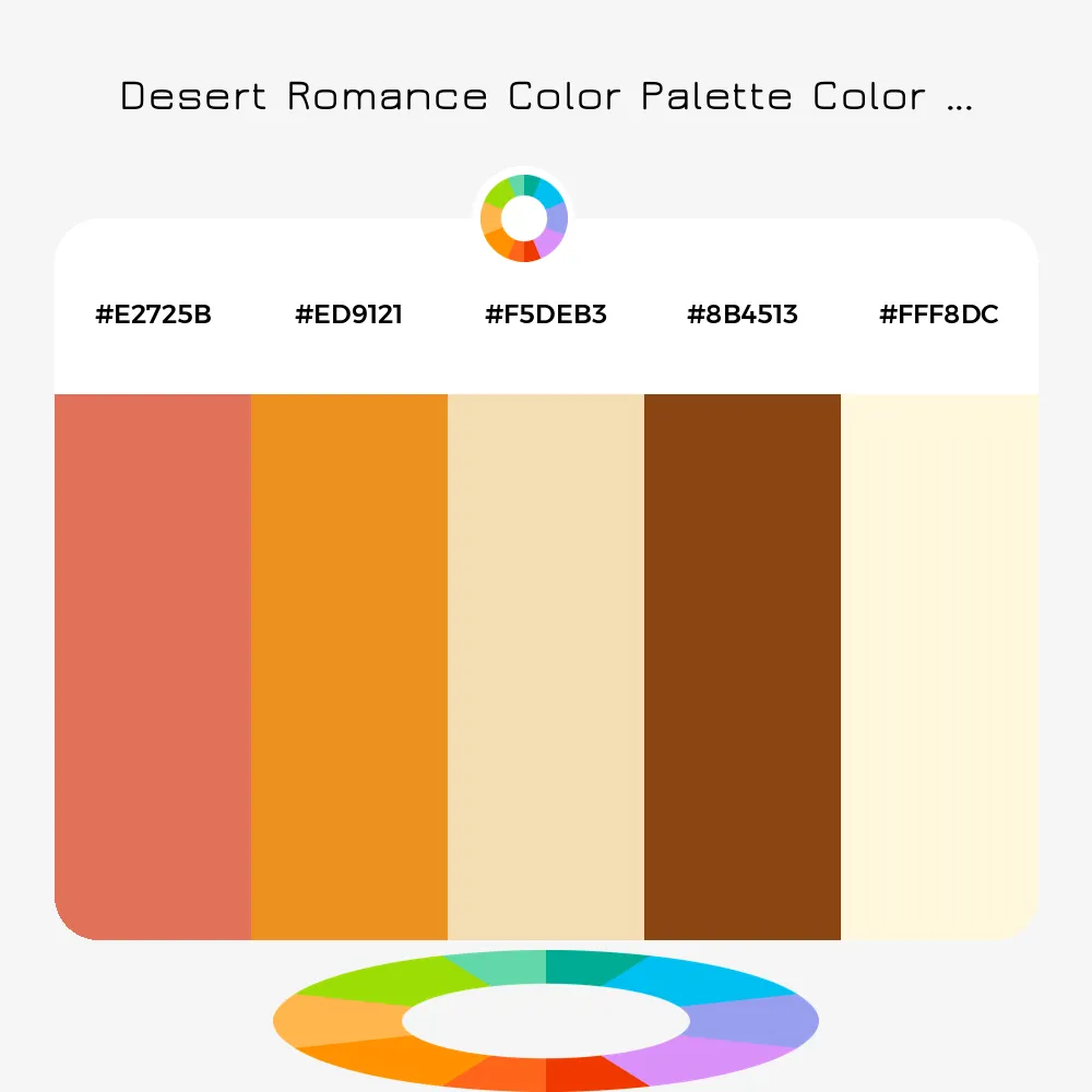 Boho Wedding Color Palette | ColorZaa