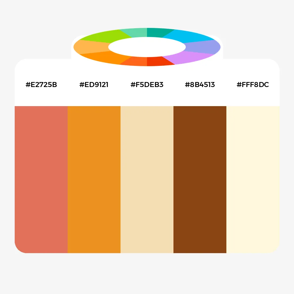 Boho Wedding Color Palette | ColorZaa