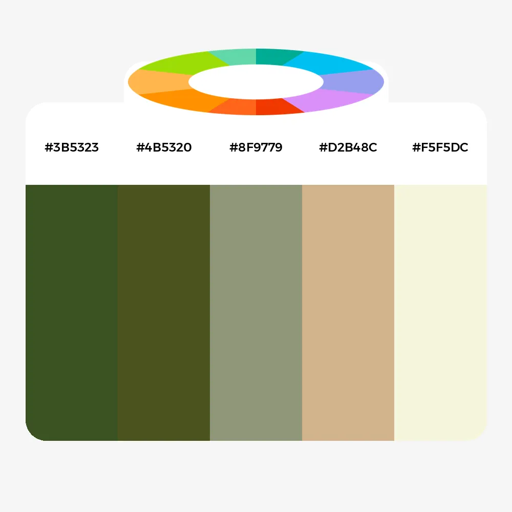 Vintage Botanical Color Palette | ColorZaa