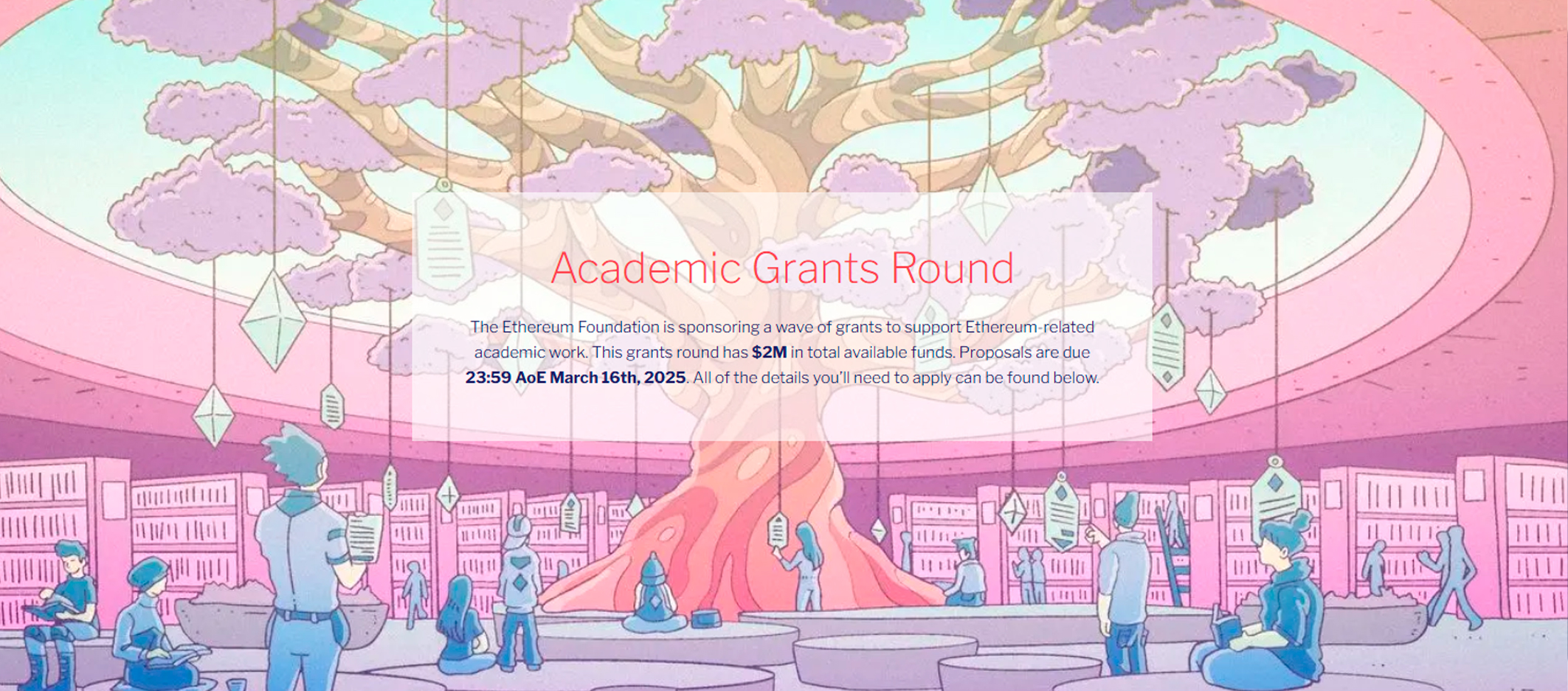 Apply Now! Ethereum Launches Its 2025 Academic Grants Round with $2 ...