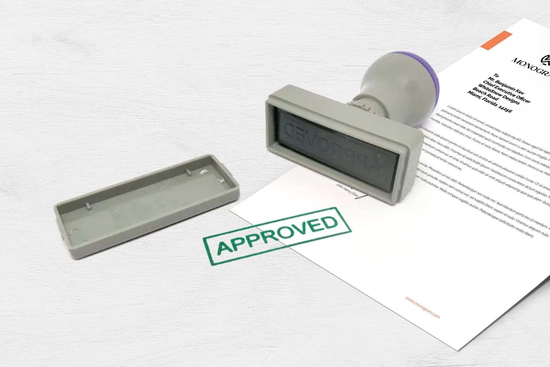 Small Rubber Stamp | Design Custom Rubber Stamp Online | Printo