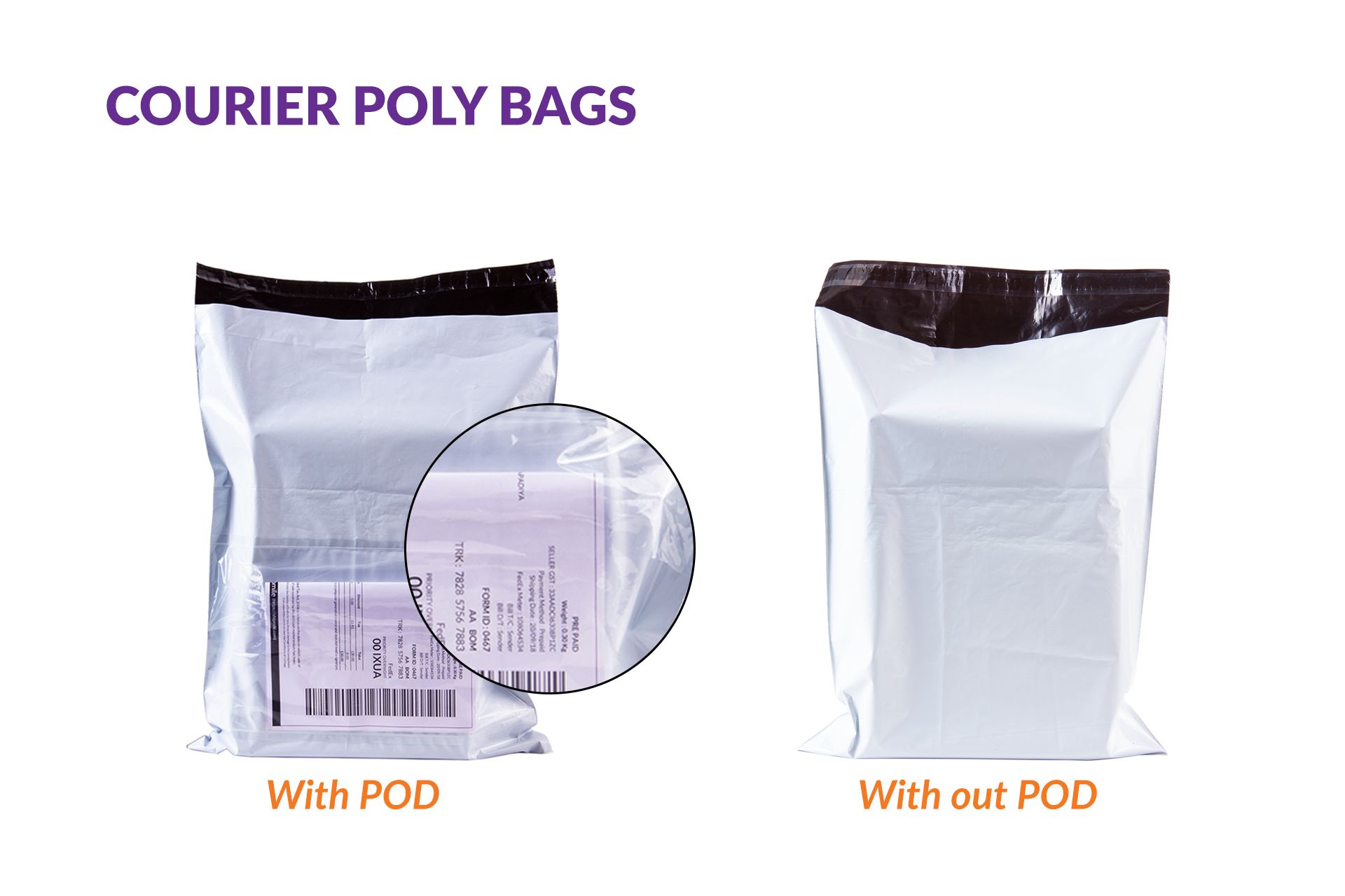 Custom Courier Poly Bag - Design & Print Your Own Courier Plastic Bag ...