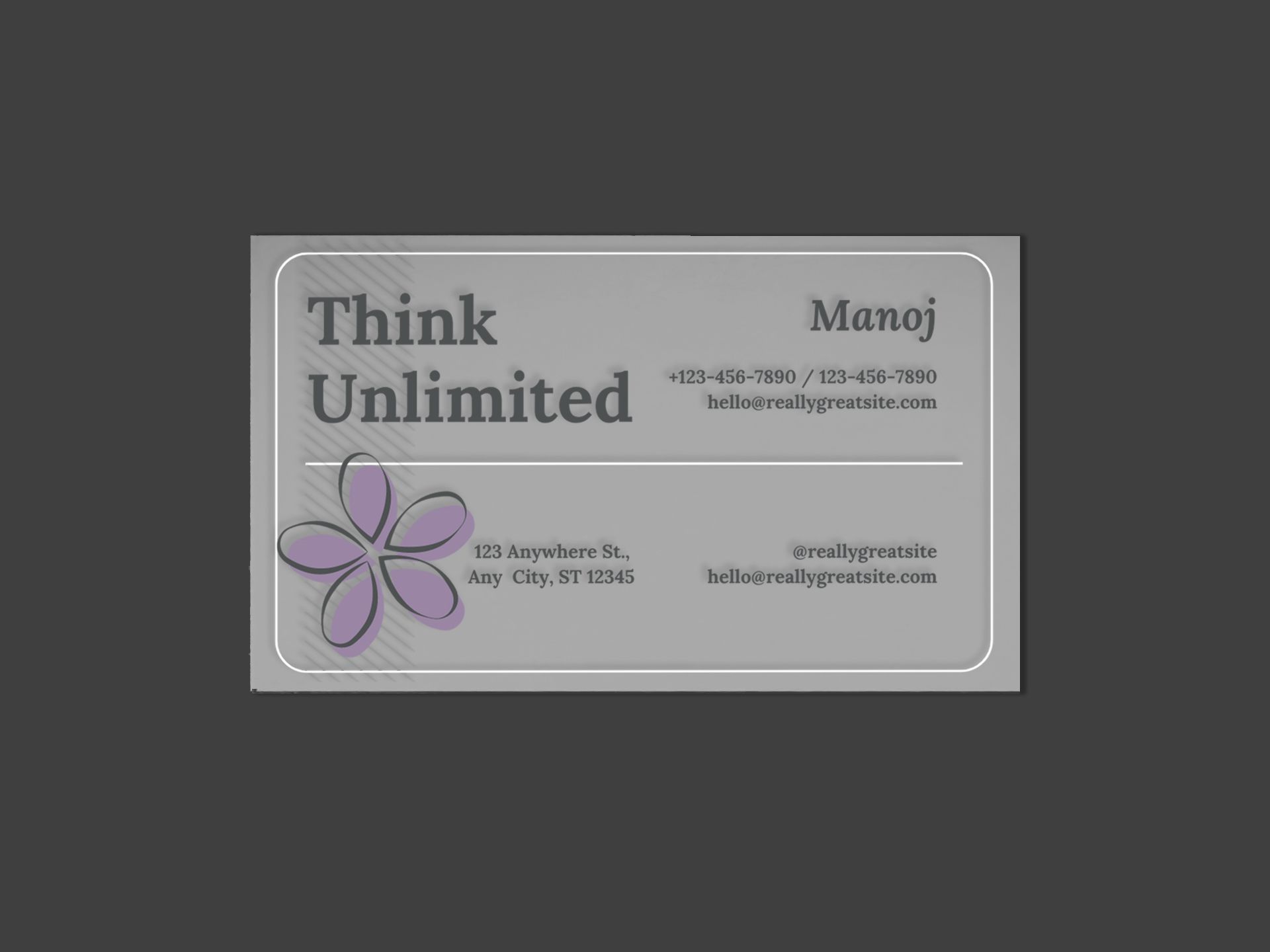 Print Transparent Visiting Cards & Translucent Business Cards Online ...