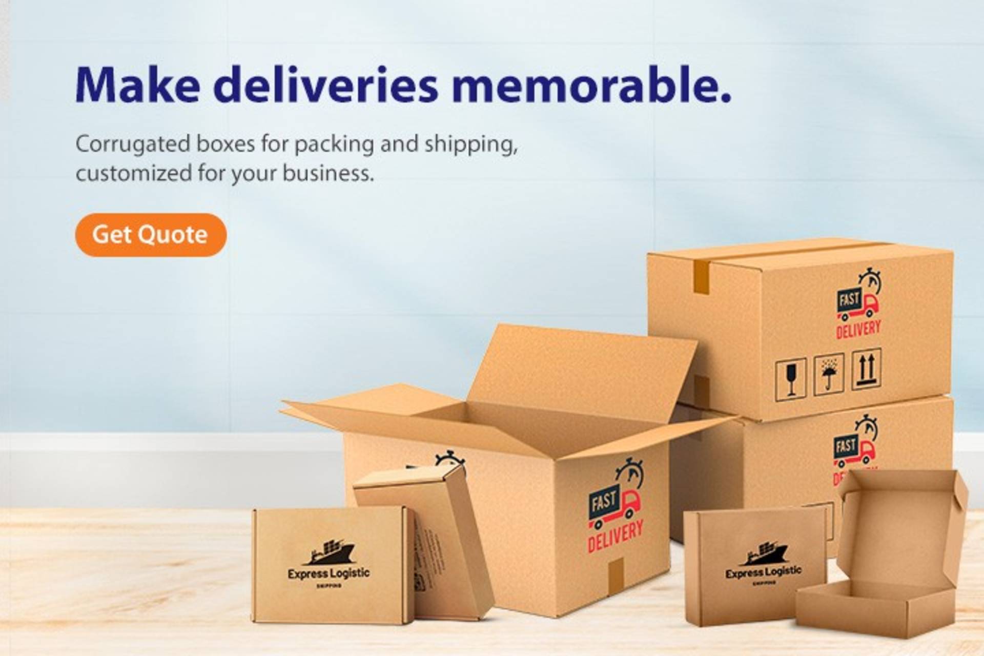 Custom Printed Cardboard Boxes for Flat Mailer at Printo