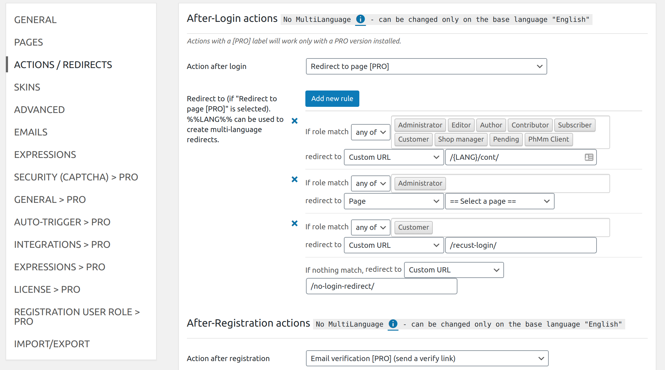 Redirect a user after Log-in/Registration/Log-out [Needs update] – AJAX login registration modal ...