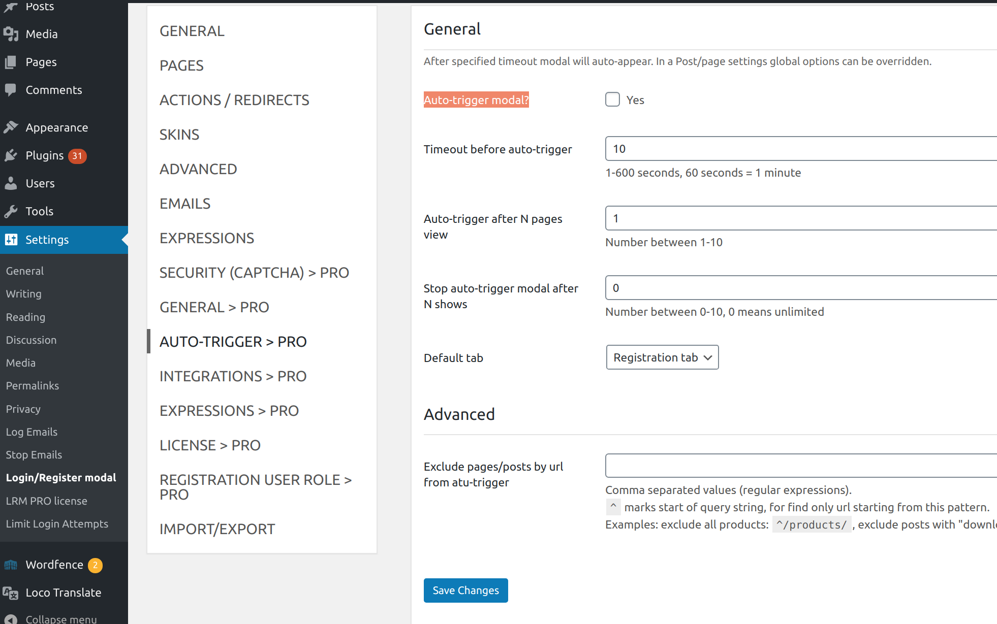 How To Set Up Modal Auto Trigger Ajax Login Registration Modal Docs