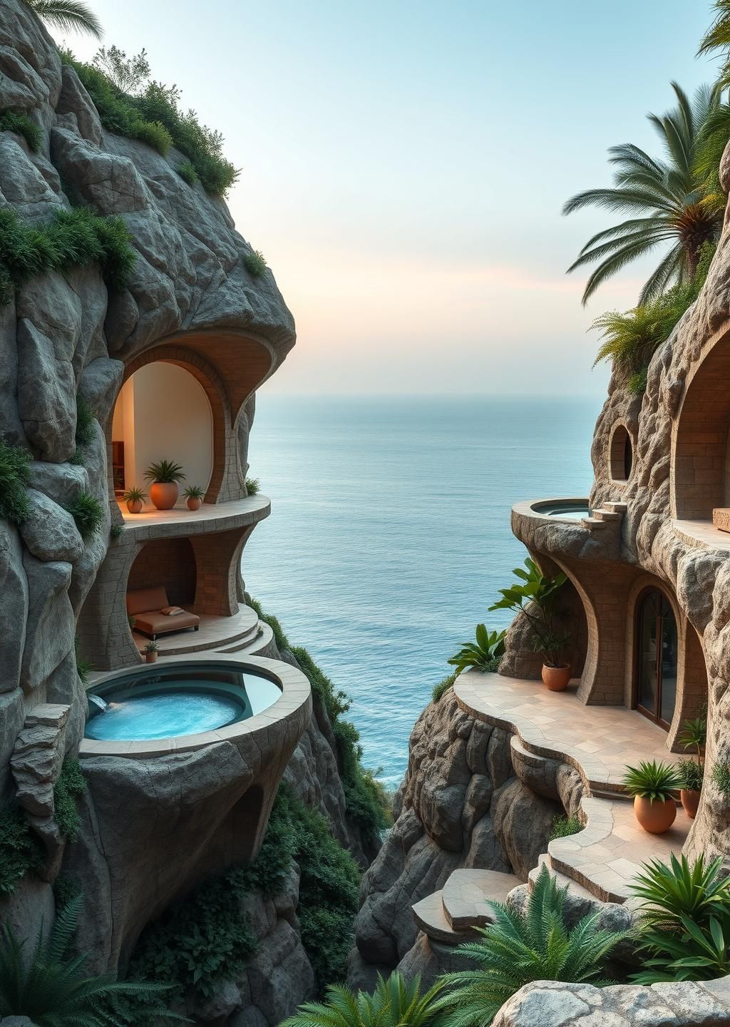 🏖️ Creative Cliff Spa Home | Elegance Retreat