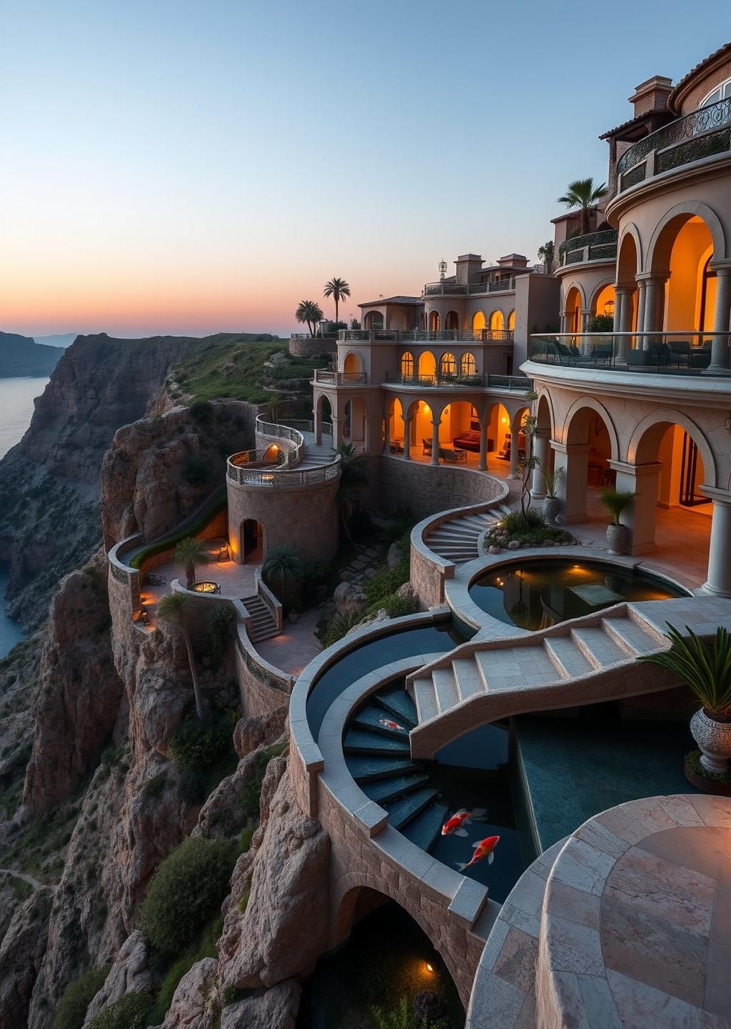 🏖️ Innovative Cliff Terrace | Elegance Retreat