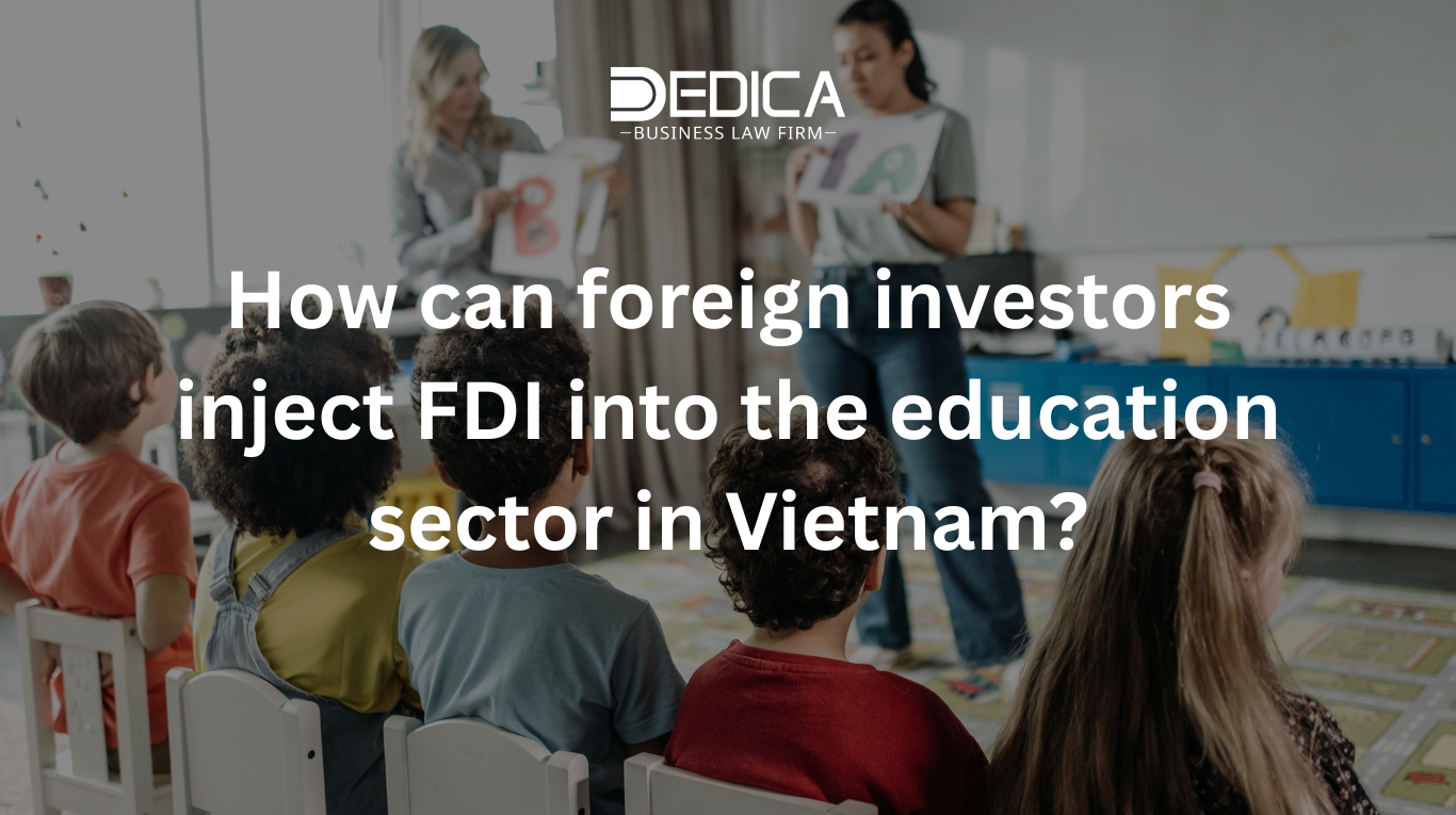 How can foreign investors inject FDI into the education sector in ...