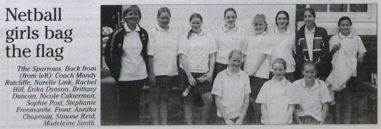 2002 Spring season premierships - Warrandyte Netball Club