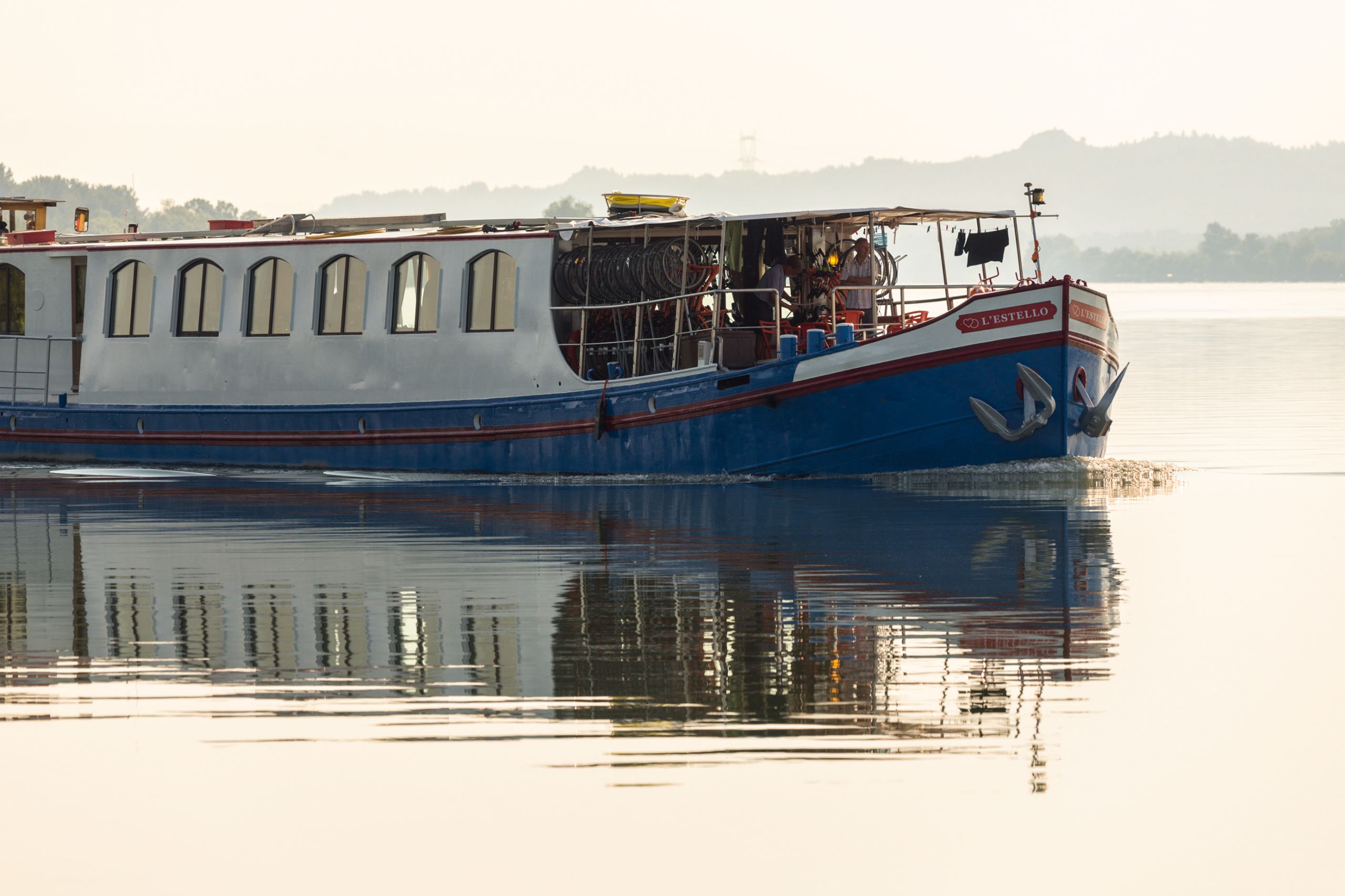 Organized bike and barge tours in France