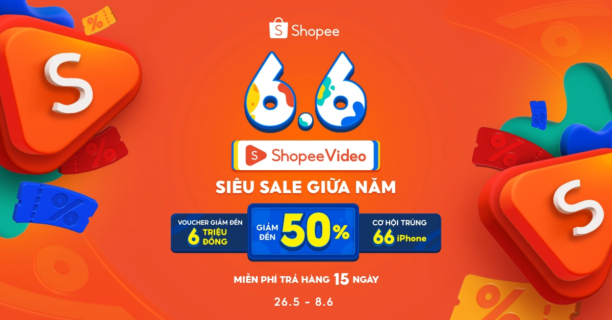 Mã Giảm Giá Shopee 6.6 2024 - Siêu Sale Giữa Năm
