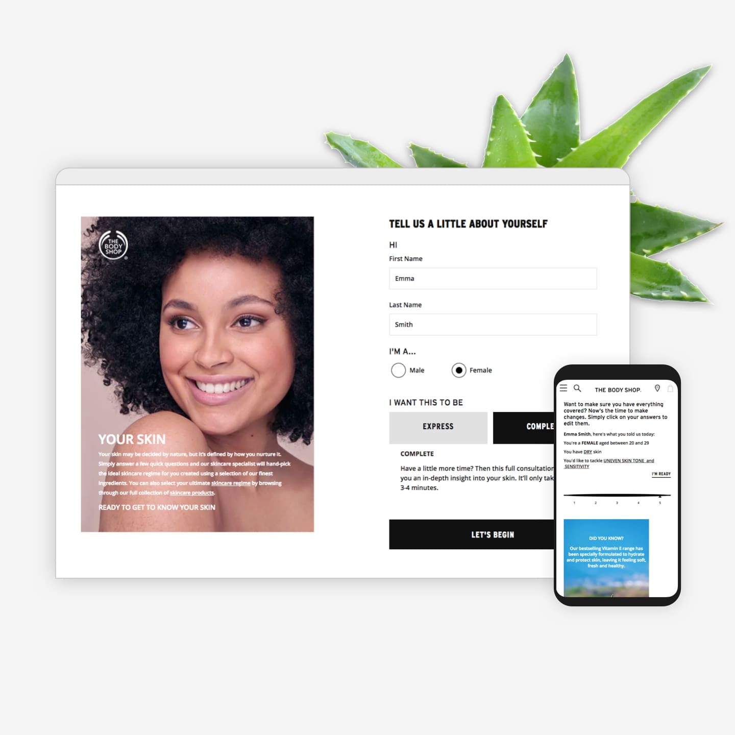 The Body Shop – Skincare Diagnostic Tools (online and in-store) - SMACK