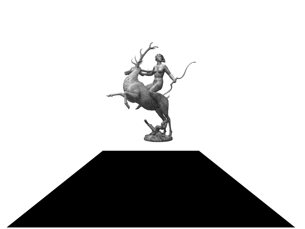 Rotating Sculpture in VR with A-Frame