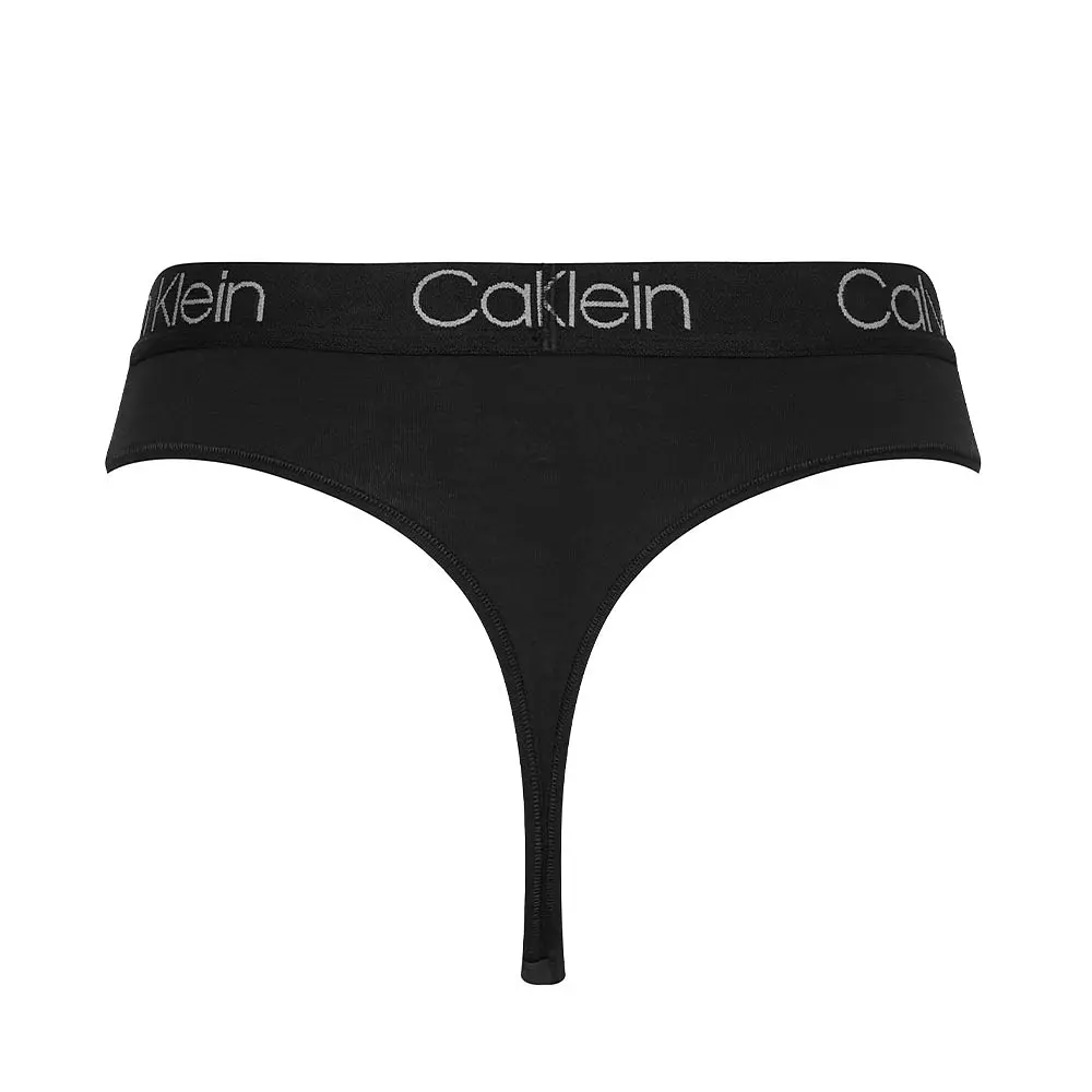 High Waist Thong Black Från Calvin Klein Åhléns