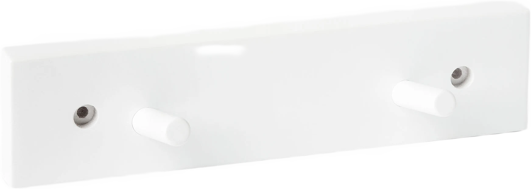 Kroklist i trä, 2 krokar White från Åhléns Home | Åhléns