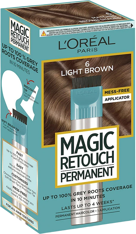 L'Oreal Paris Magic Retouch Permanent 6 Light Brown från L'Oréal Paris ...