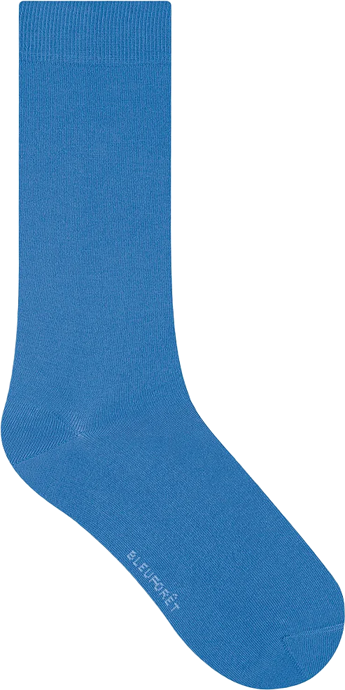 Klassisk socka i egyptisk bomull Azur från BleuForêt | Åhléns