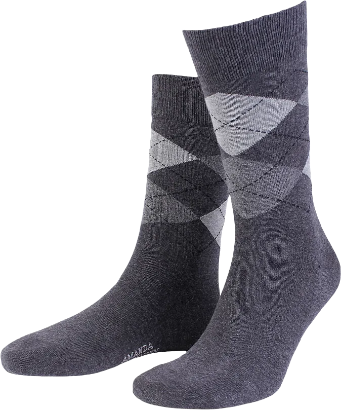 True Ankle Argyle Sock Brown Melange från Amanda Christensen | Åhléns